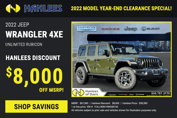 New Specials | Hanlees Chrysler Dodge Jeep Ram of Napa