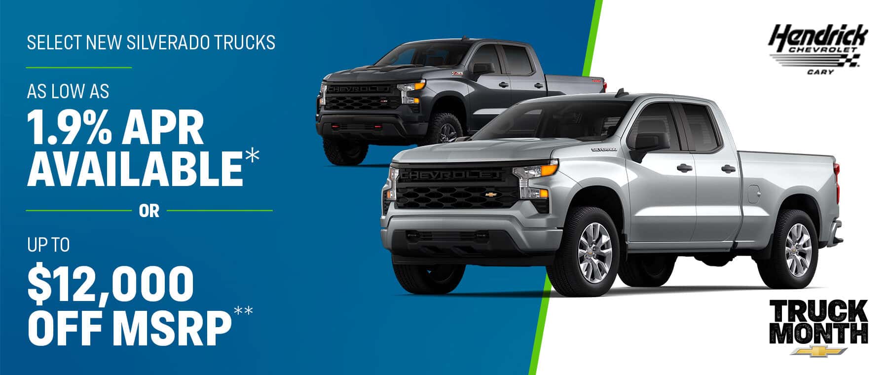 Chevrolet Dealership Near Raleigh | Hendrick Chevrolet Cary