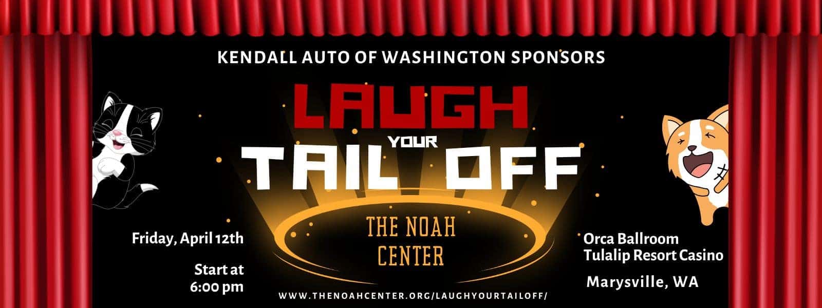 Join Kendall Auto in Supporting The NOAH Center's "Laugh Your Tail Off ...