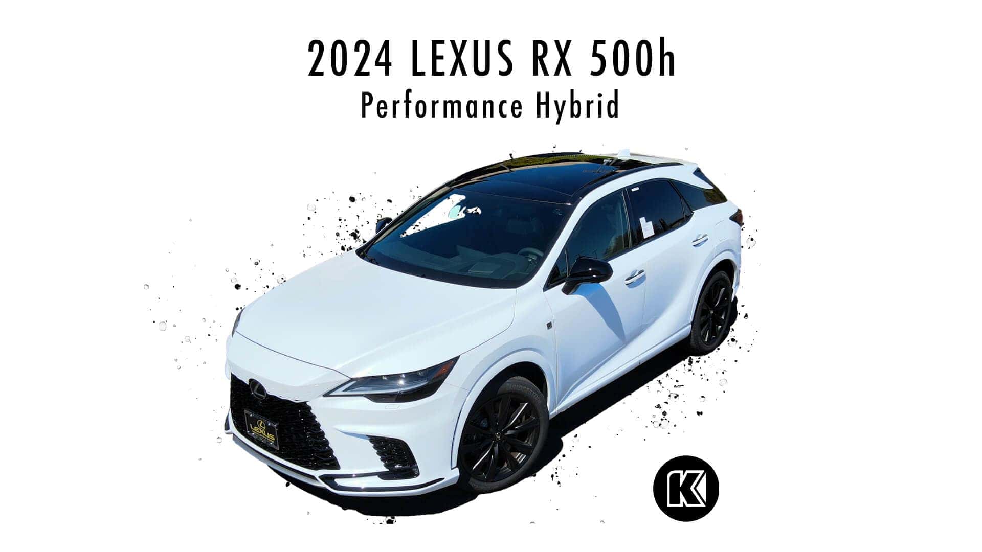 Get Into a Performance Hybrid SUV: 2024 Lexus RX 500h Walkaround Video ...