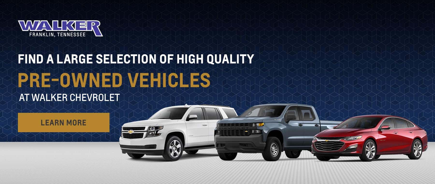 New & Used Chevy Vehicles in Franklin | Walker Chevrolet